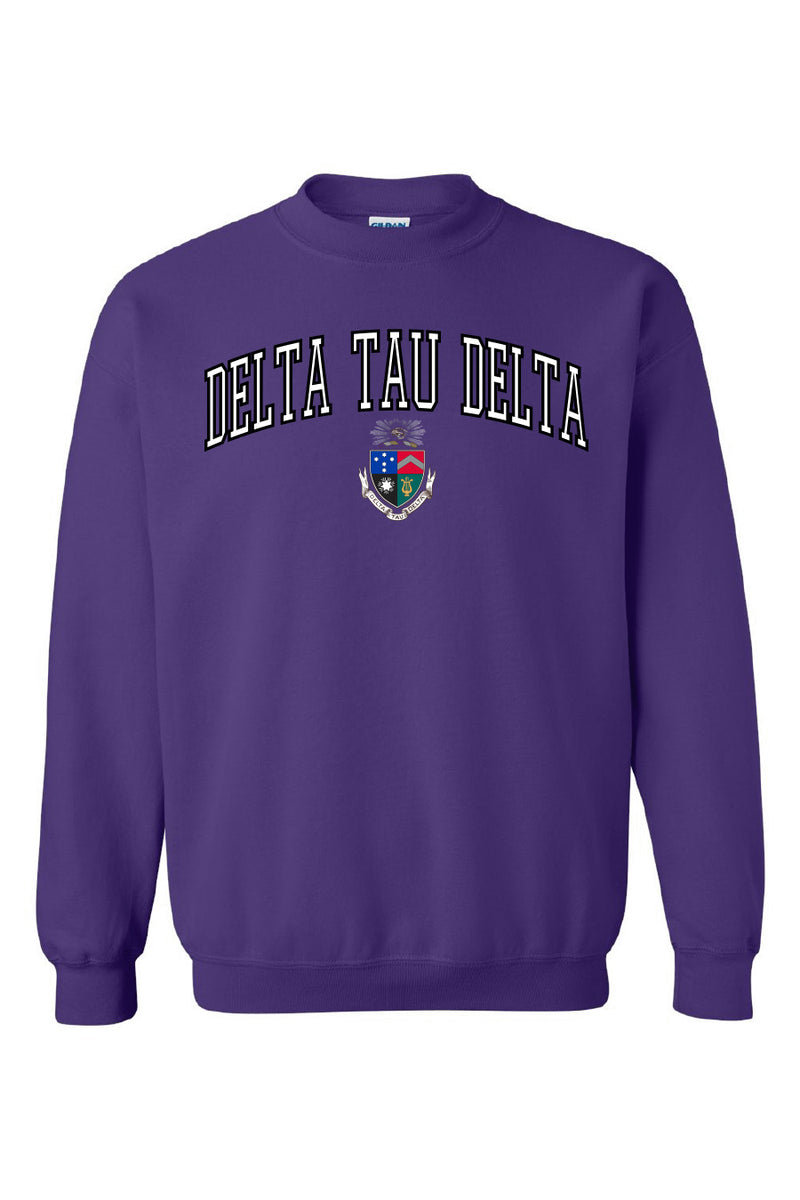 Bold Crest Crewneck – The Delt Store